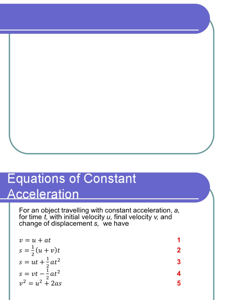 Position-Time and Velocity-Time Graphs | PDF | Velocity | Acceleration