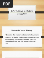 HUMSS 11 - (DISS) Rational Choice Theory | PDF