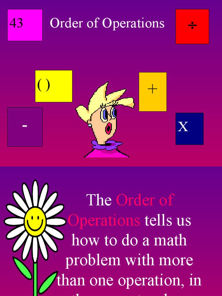 Order of Operations | PDF