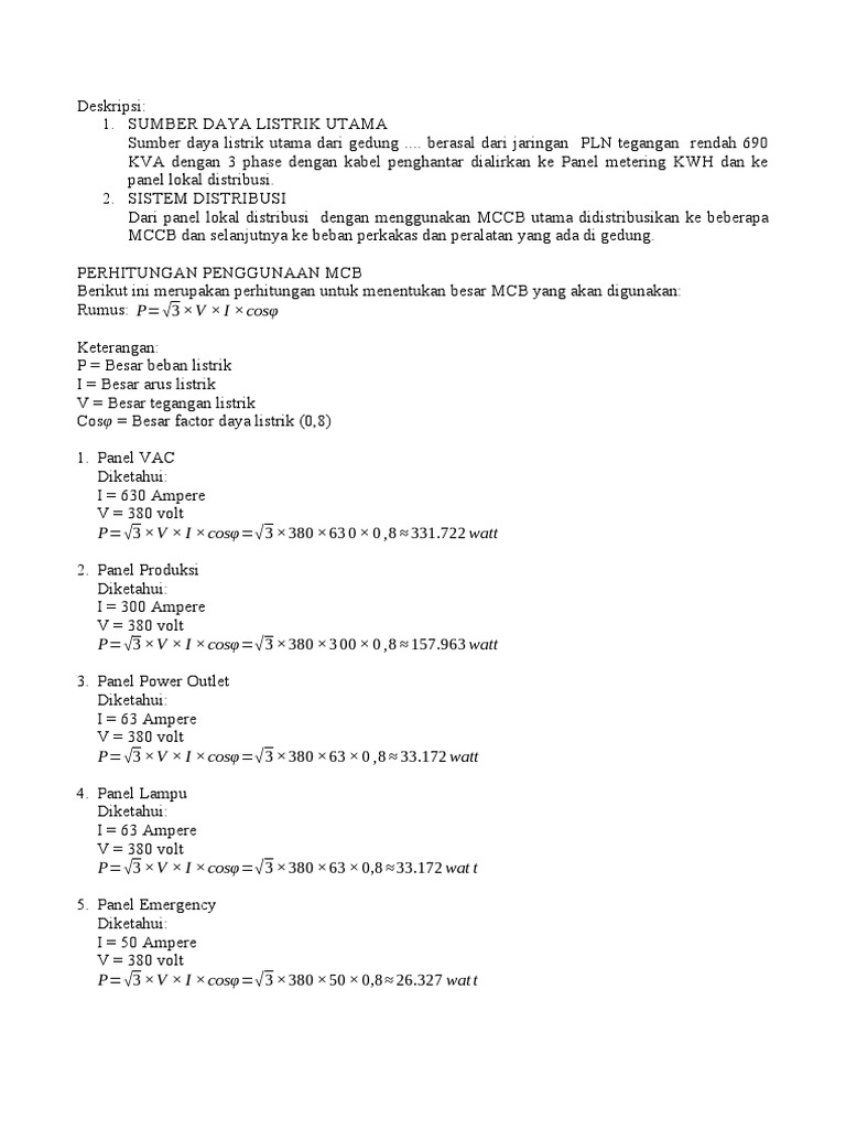 Perhitungan Beban Max | PDF