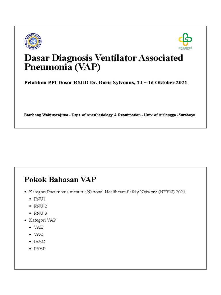 Dasar Diagnosis (VAP) | PDF