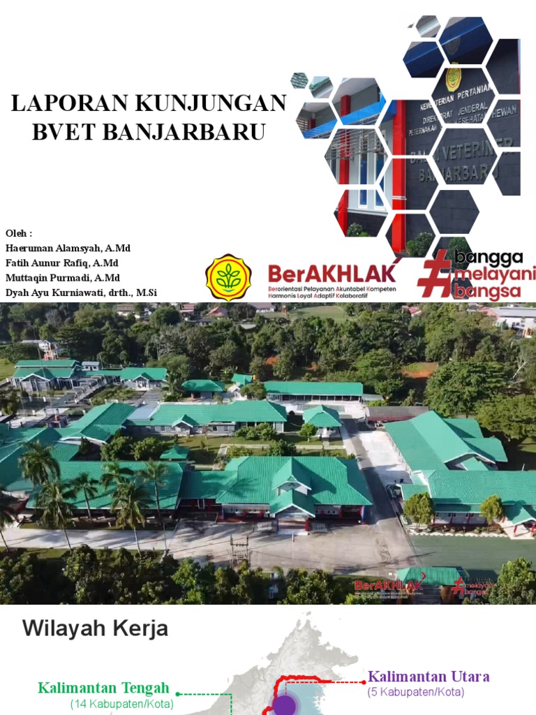 Laporan Kunjungan Bvet Banjarbaru | PDF