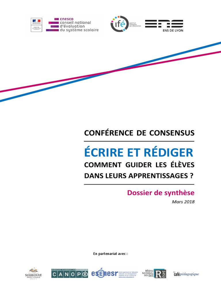 Expression Écrite - Ecrire - Rediger | PDF | Pédagogie | Enseignants