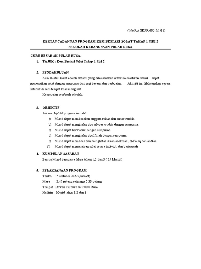 Kbs Tahap 1 Siri 1 | PDF