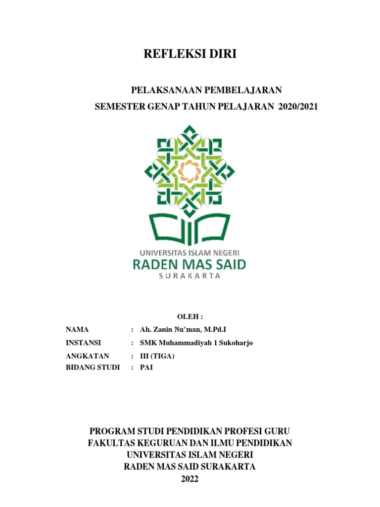 Refleksi RPP 1 | PDF | Karier & Perkembangan | Seni
