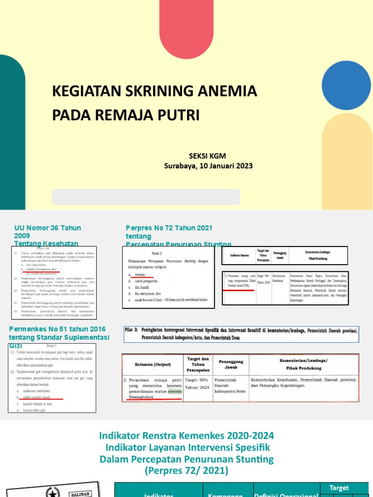 Giat Skrining Anemia | PDF