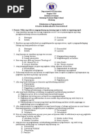 Diagnostic Test in EsP 9 | PDF