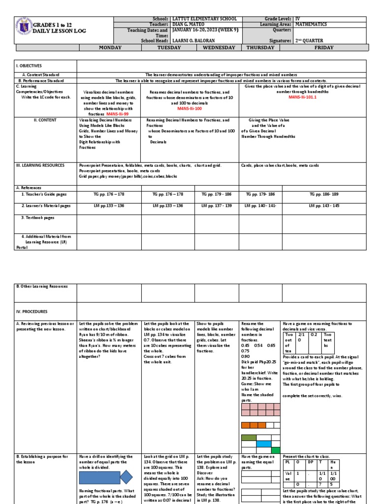 Decimal and Fraction Visualization | PDF | Numbers | Decimal