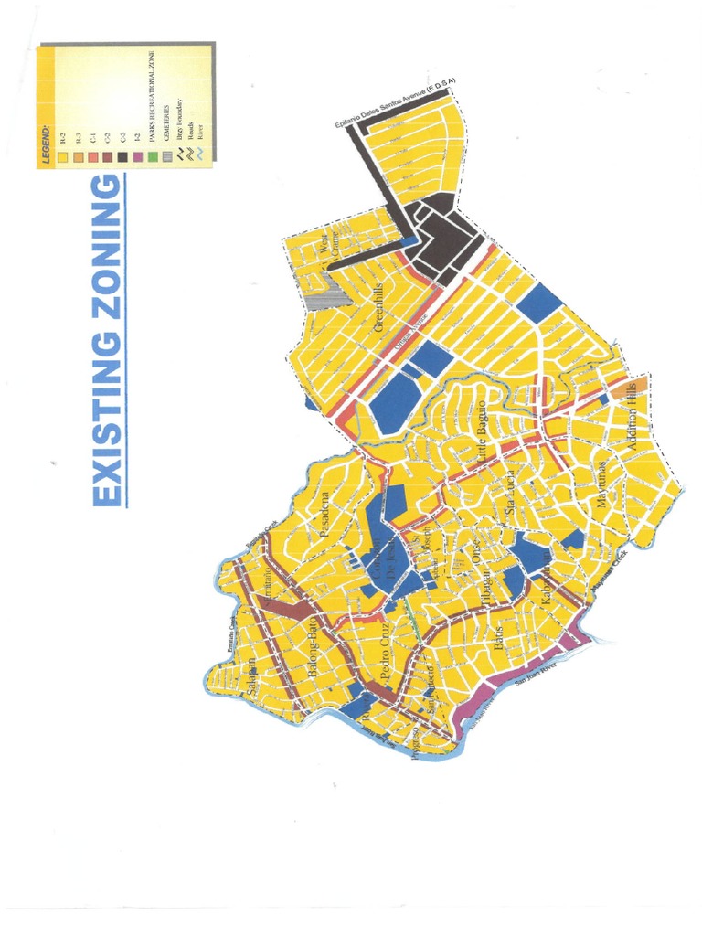 San Juan City, MM Zoning Map | PDF