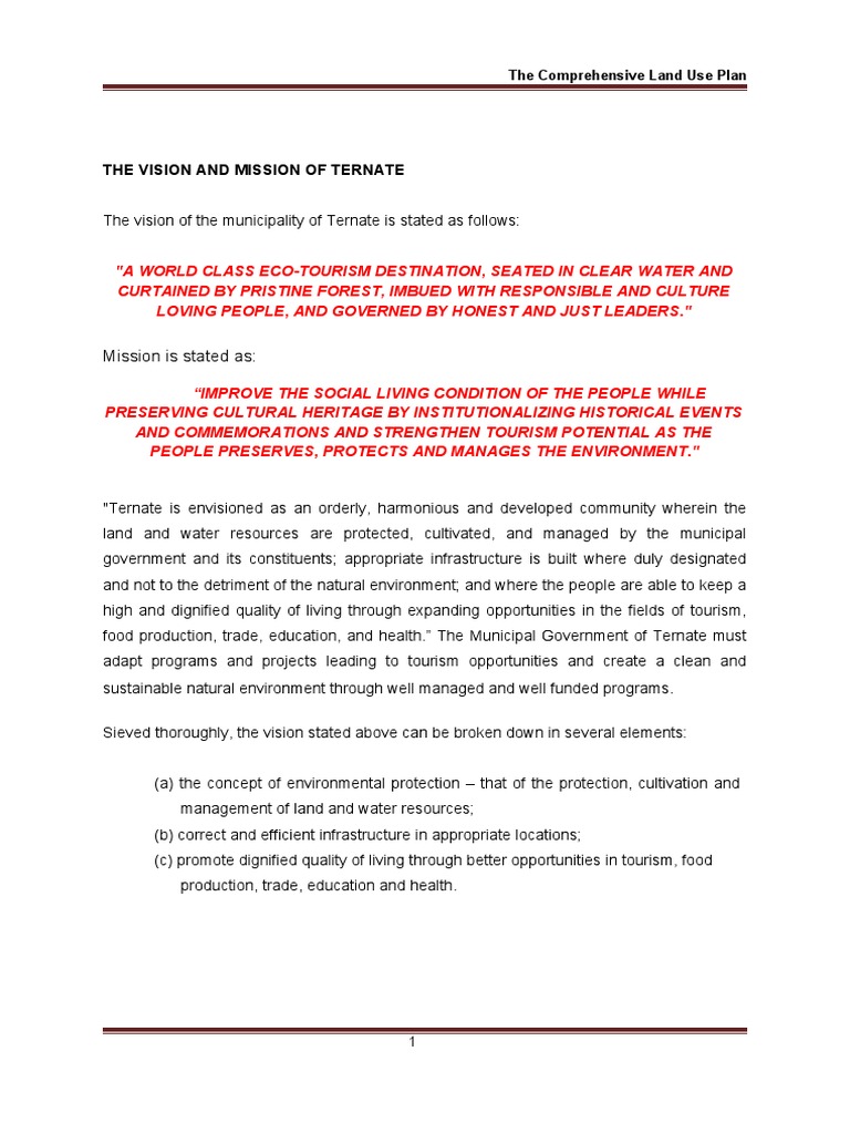 Ternate Cavite: Eco-Tourism Development Plan | PDF | Infrastructure | River