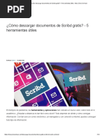 Cómo Descargar Libros y Documentos de Scribd Gratis | PDF | Scribd | Software
