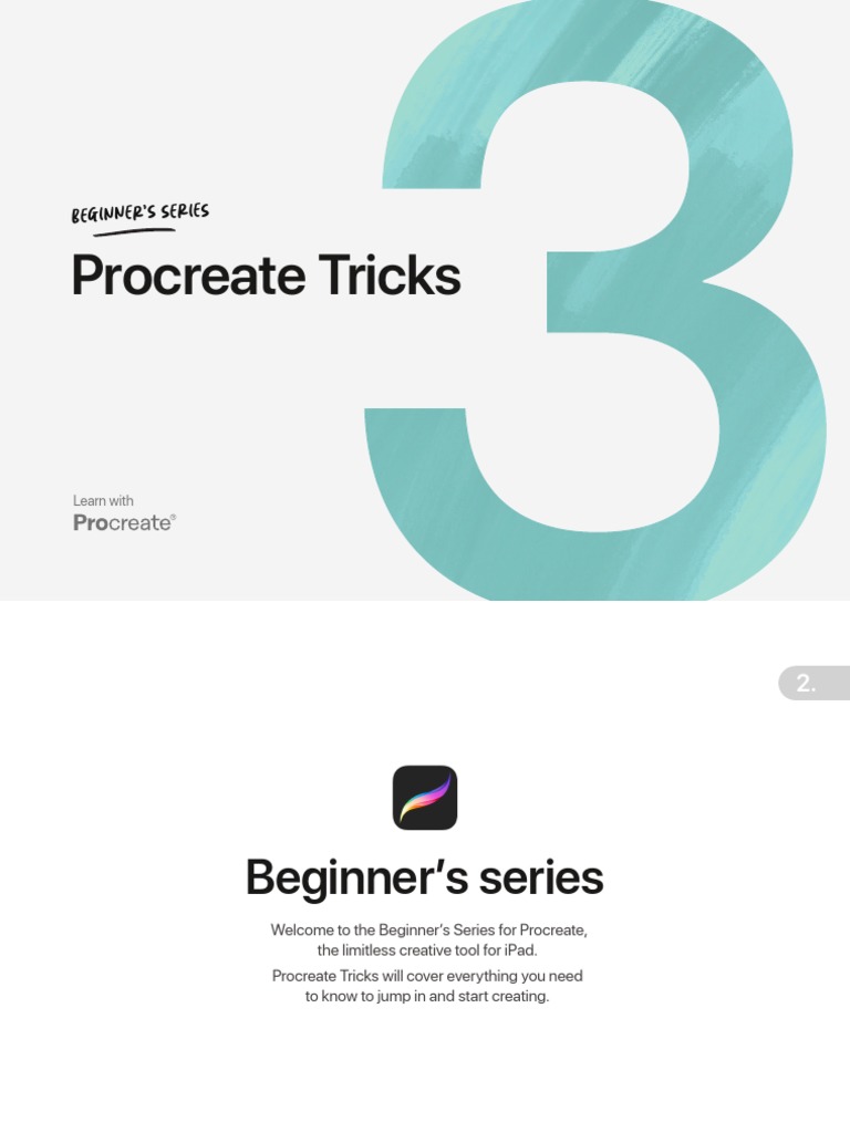 ProcreateTricks-Beginners Series | PDF