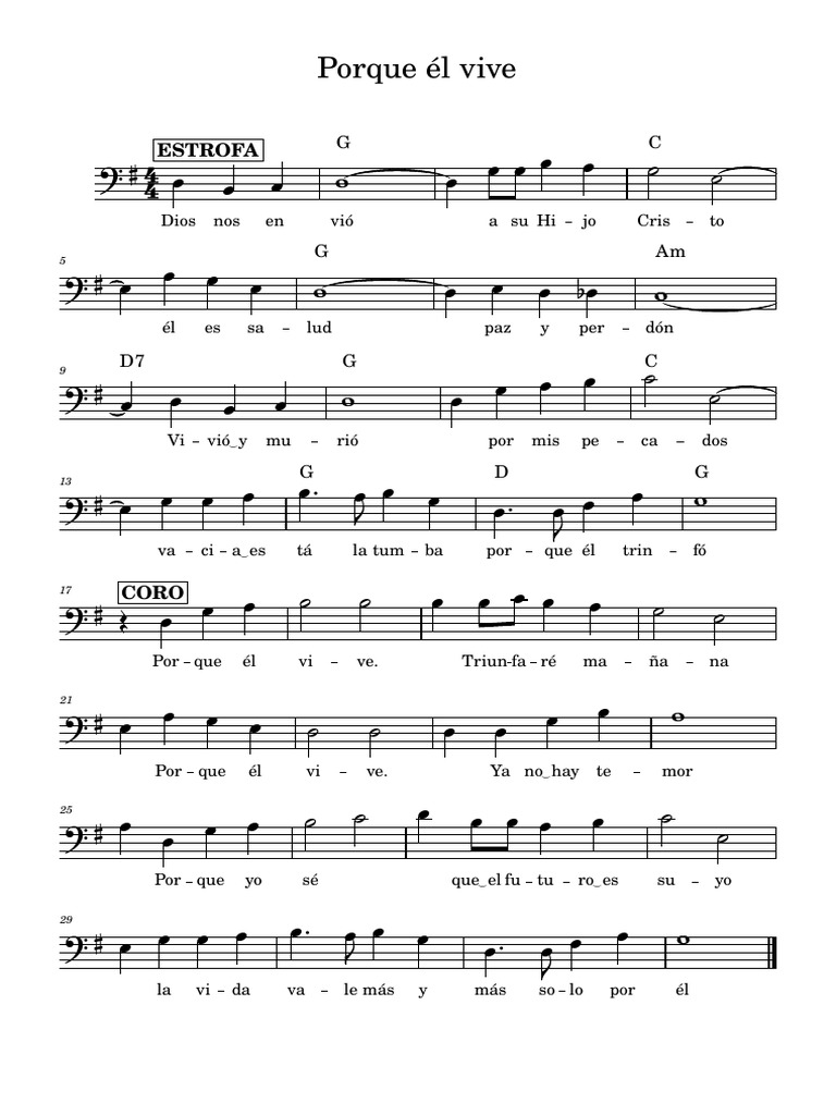 Porque Él Vive | PDF