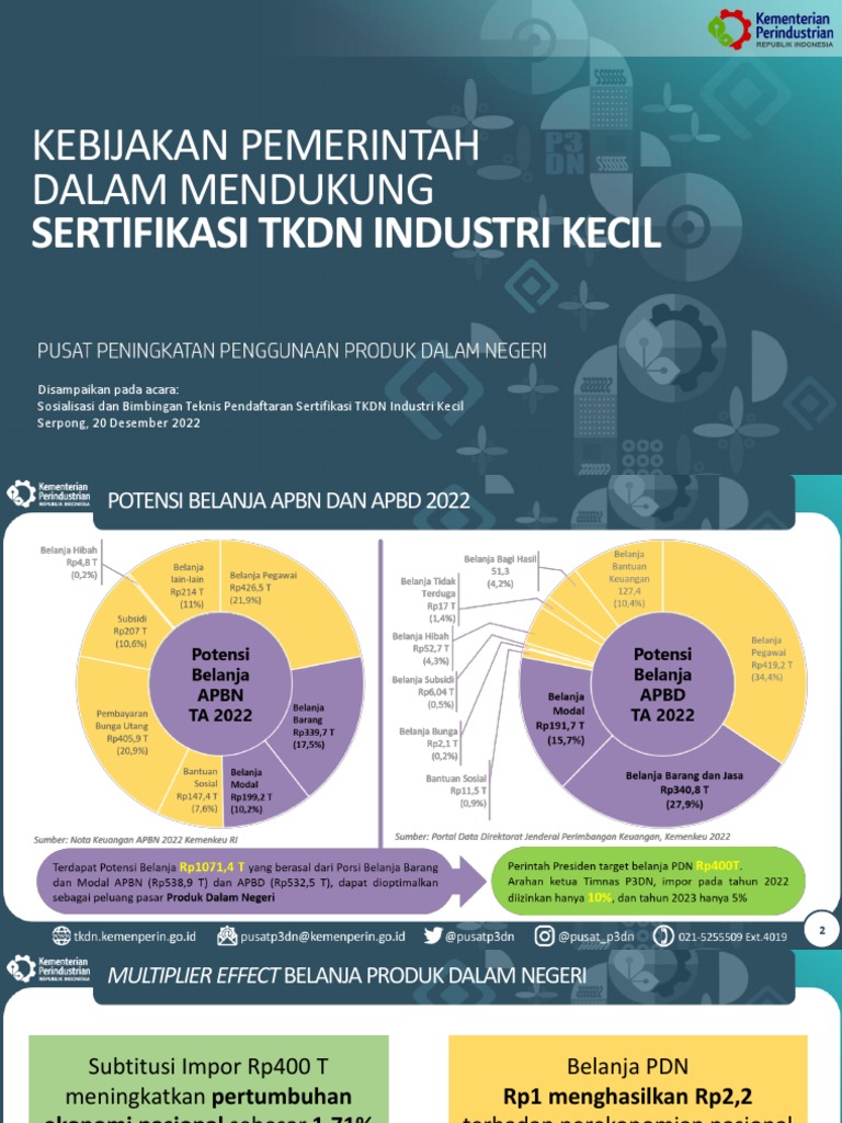 Kebijakan Sertifikasi TKDN 2024 | PDF