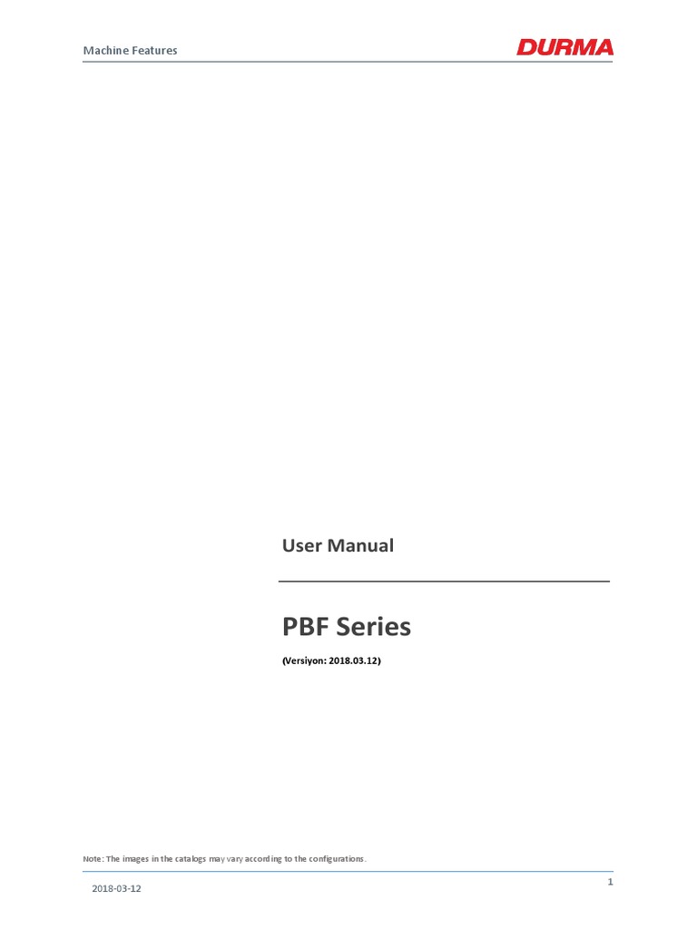 1 User Manual PBF v03 | PDF | Programmable Logic Controller | Bearing ...