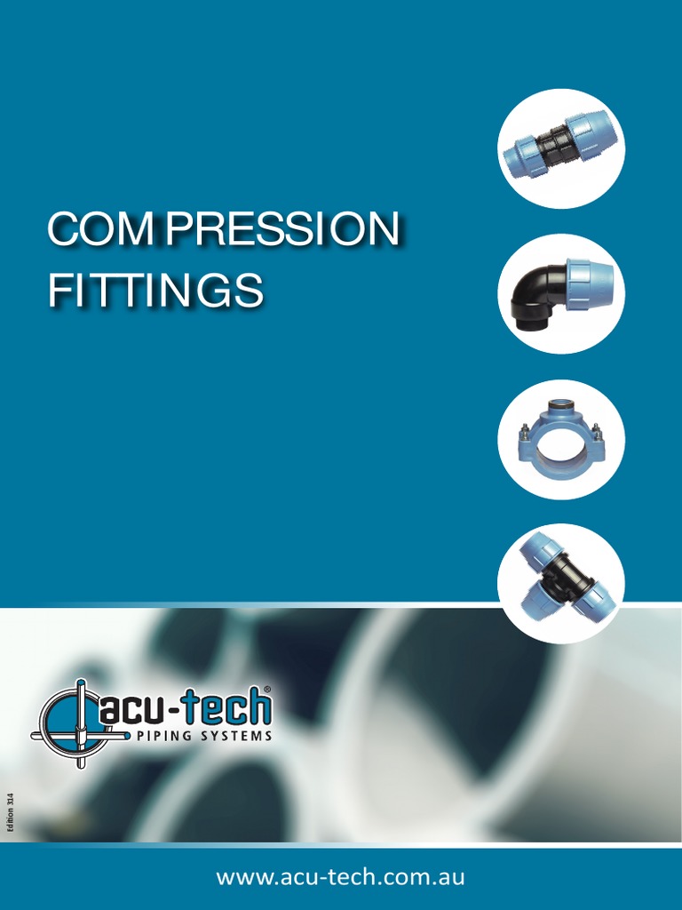 Acu Tech Compression Fittings Catalogue | PDF | Pipe (Fluid Conveyance ...