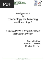 TTL 2 Chapter 2 Developing Project and Problem Based Instructional Plan Rev. 2021 | PDF ...