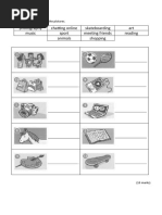 Y5 English Uasa Practice Set With Answers | PDF