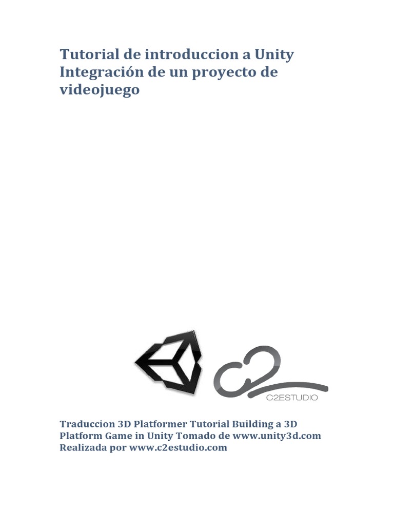 Tutorial de Introduccion A Unity Integra | PDF | Unidad (motor de juego ... Tutorial de Introduccion A Unity Integra | PDF | Unidad (motor de juego ...