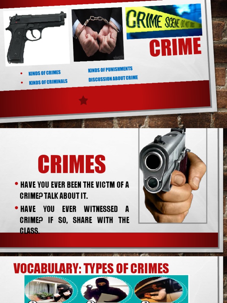 Crime Types and Discussions | PDF | Social Science | Language Arts ...