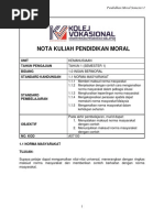 18 Nilai Universal Pendidikan Moral | PDF