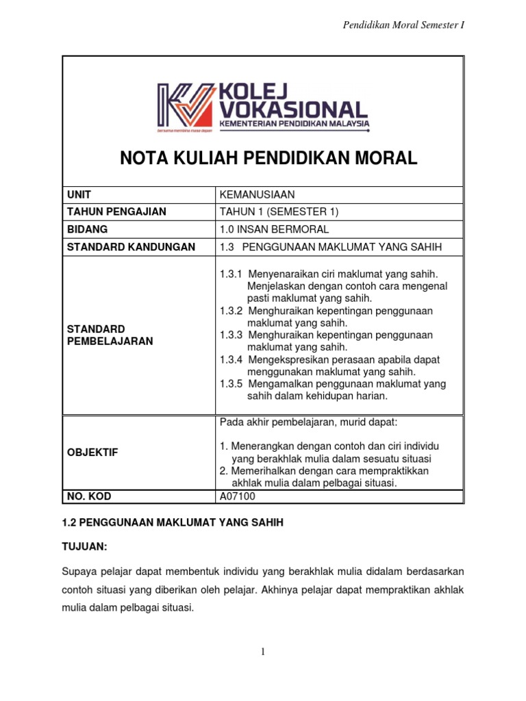 Penggunaan Maklumat Sahih dalam Pendidikan | PDF | Ilmu Sosial