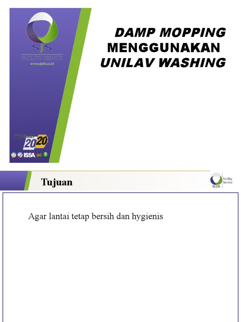 Damp Mopping Menggunakan Unilav Washing | PDF