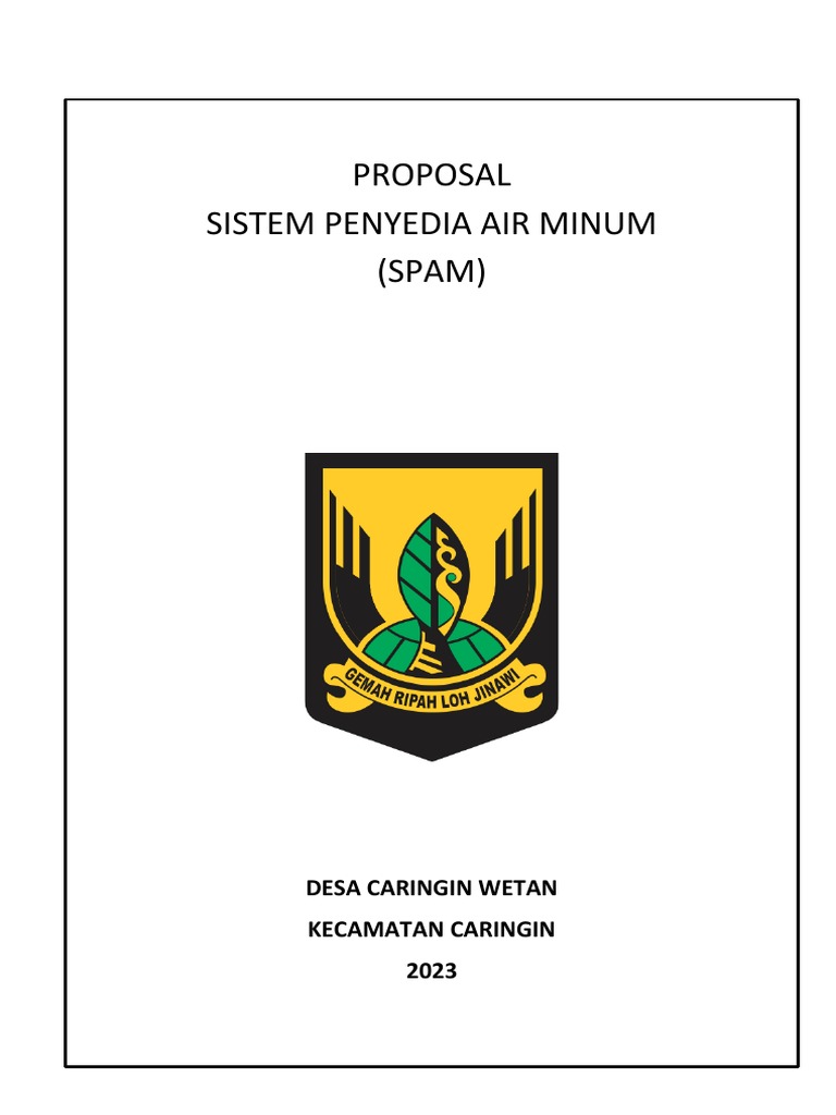 2 .Proposal Pamsimas Cikaret | PDF