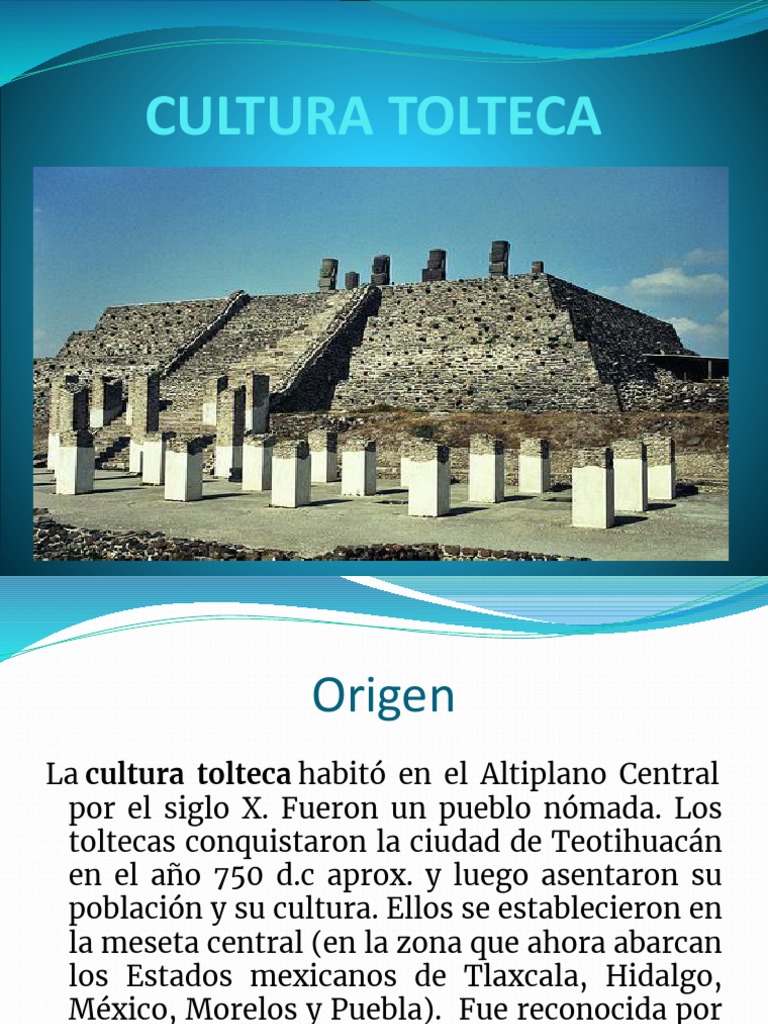 Cultura Tolteca | PDF | Antropología cultural | Cultura de las Americas