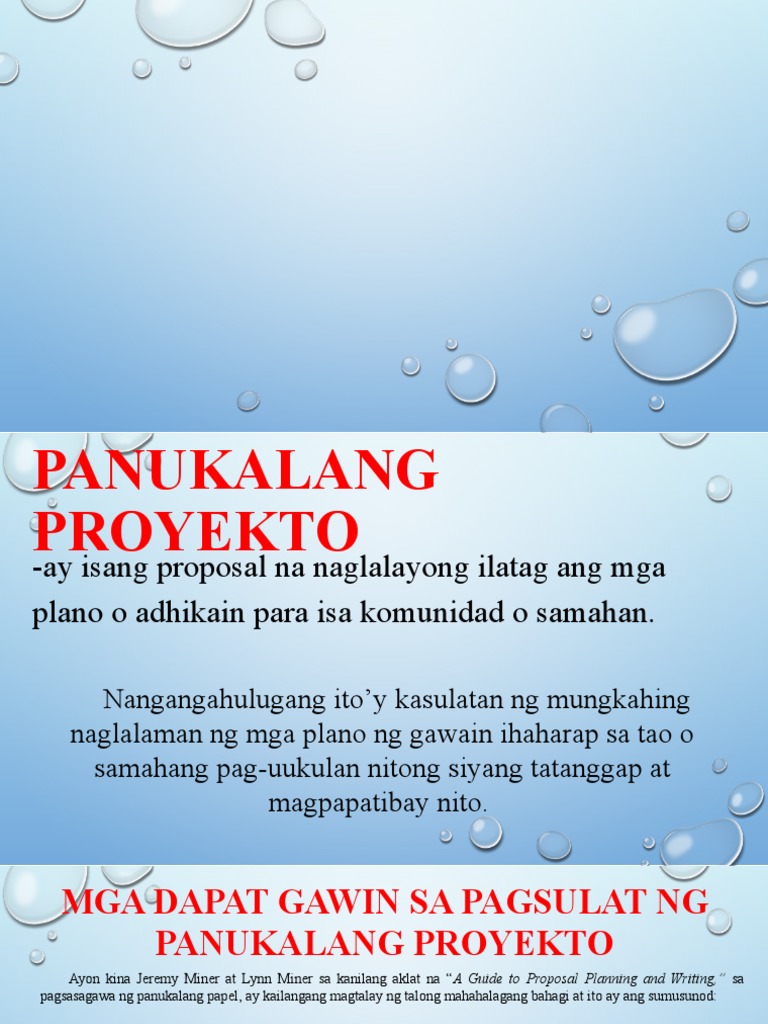 Panukalang Proyekto | PDF