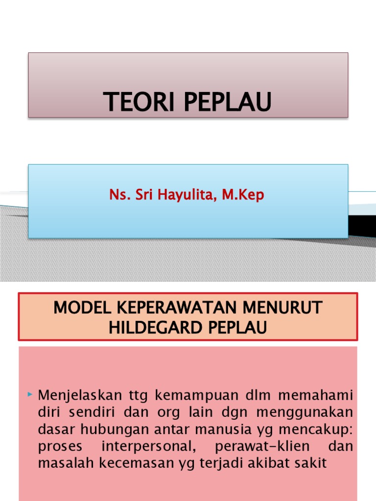 Teori Peplau | PDF