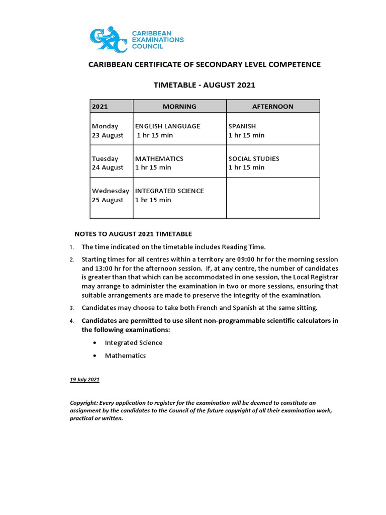 SVG-Timetable-CCSLC-Revision-2021-FINAL | PDF