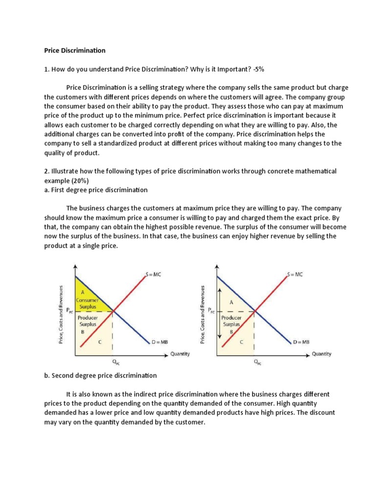 Price Discrimination | PDF | Price Discrimination | Prices
