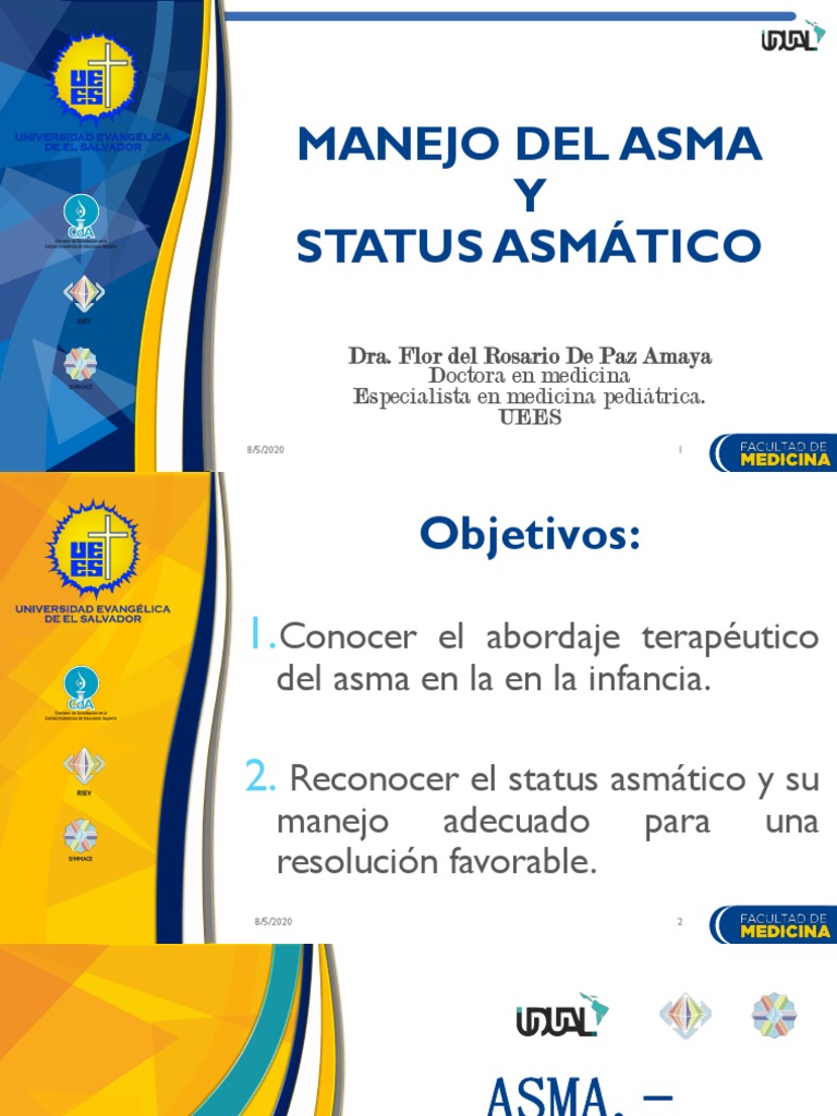 Asma, Manejo y Status Asmático | PDF | Asma | Alergia