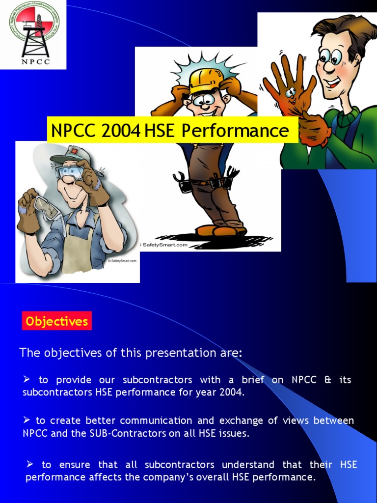 2004 NPCC Subcontractor' HSE Performance | PDF