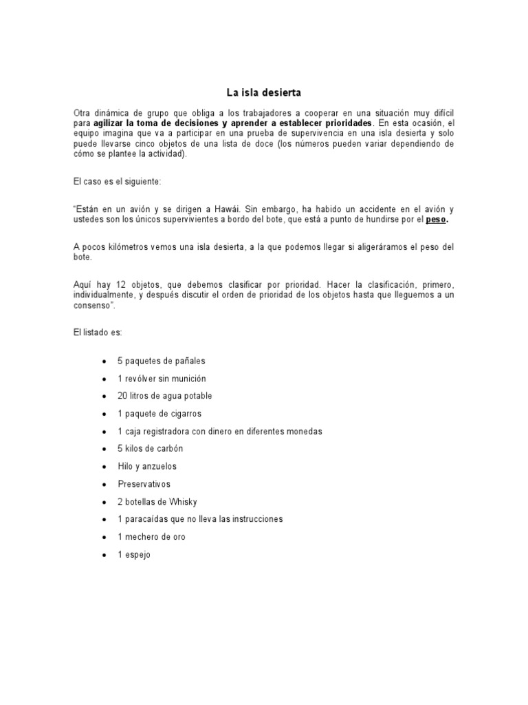 La Isla Desierta | PDF