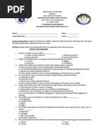 P.E. Midterm Exam Questions & Answers | PDF | Physical Fitness ...
