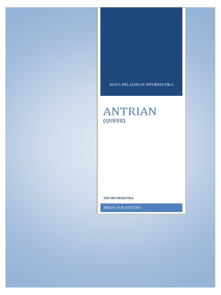 Modul Antrian (Queue) | PDF