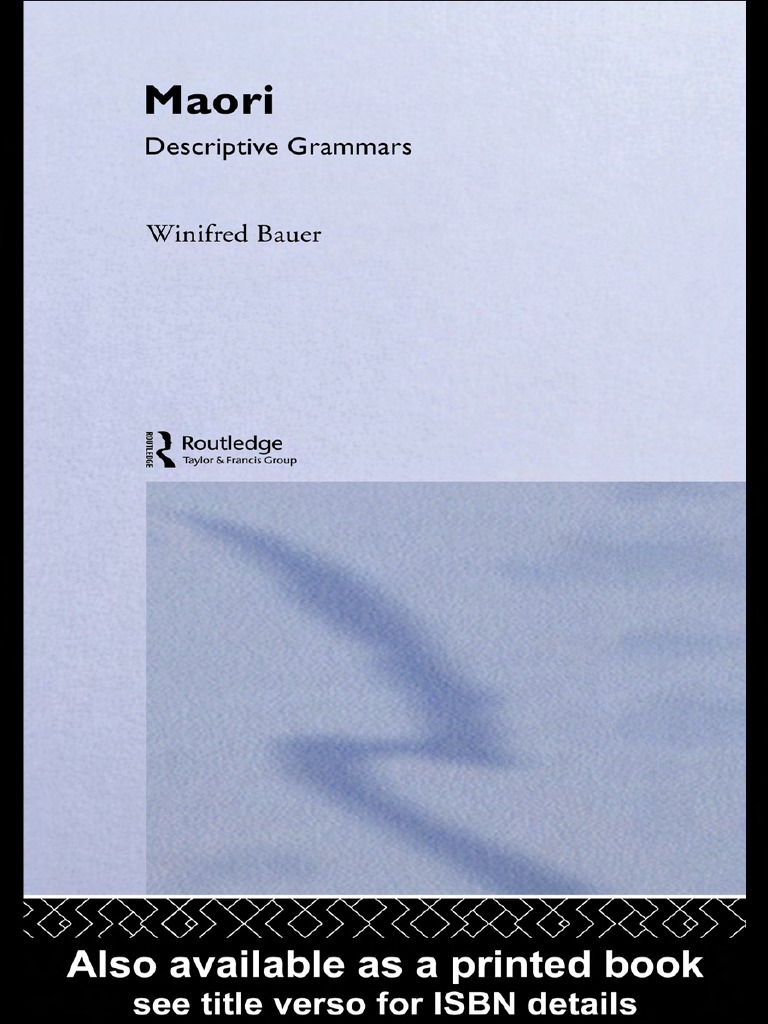 Maori (Descriptive Grammars) (PDFDrive) | PDF | English Language | Phoneme