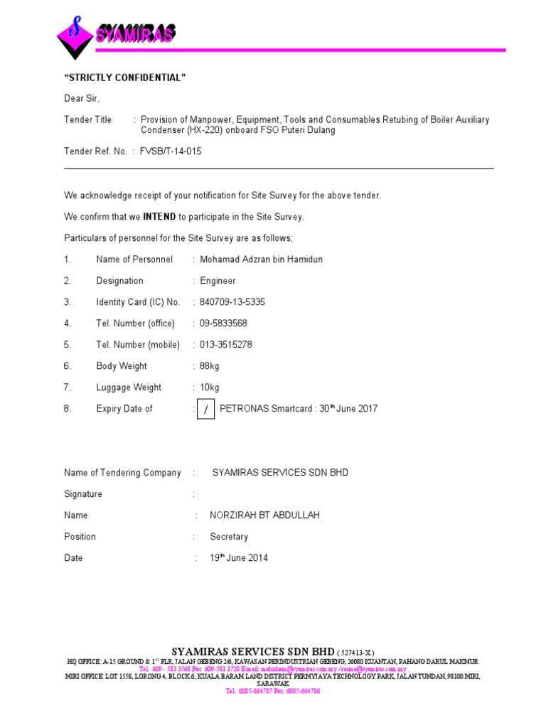 site survey form | PDF