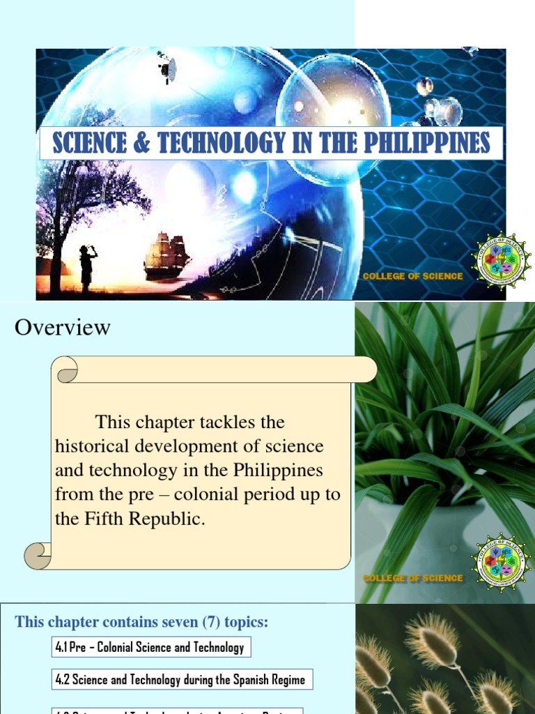 Chapter 4 Science and Technology in The Philippines | PDF | Corazon Aquino | Philippines