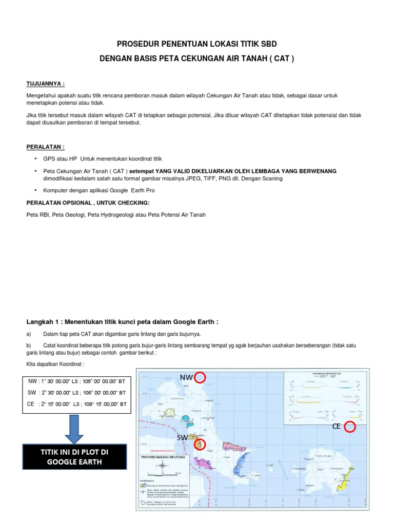 Penentuan Lokasi Titik SBD di CAT | PDF | Sains & Matematika