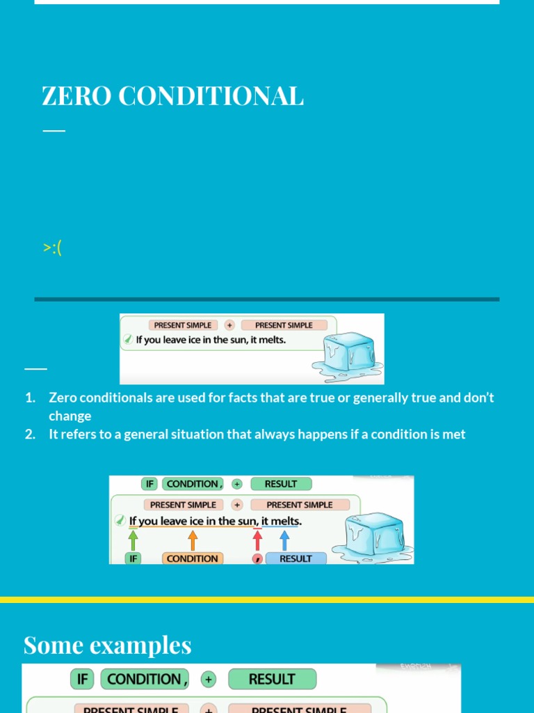 Zero & First Conditional | PDF