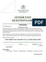 Questionnaire | PDF | Socioeconomic Status | Undergraduate Education