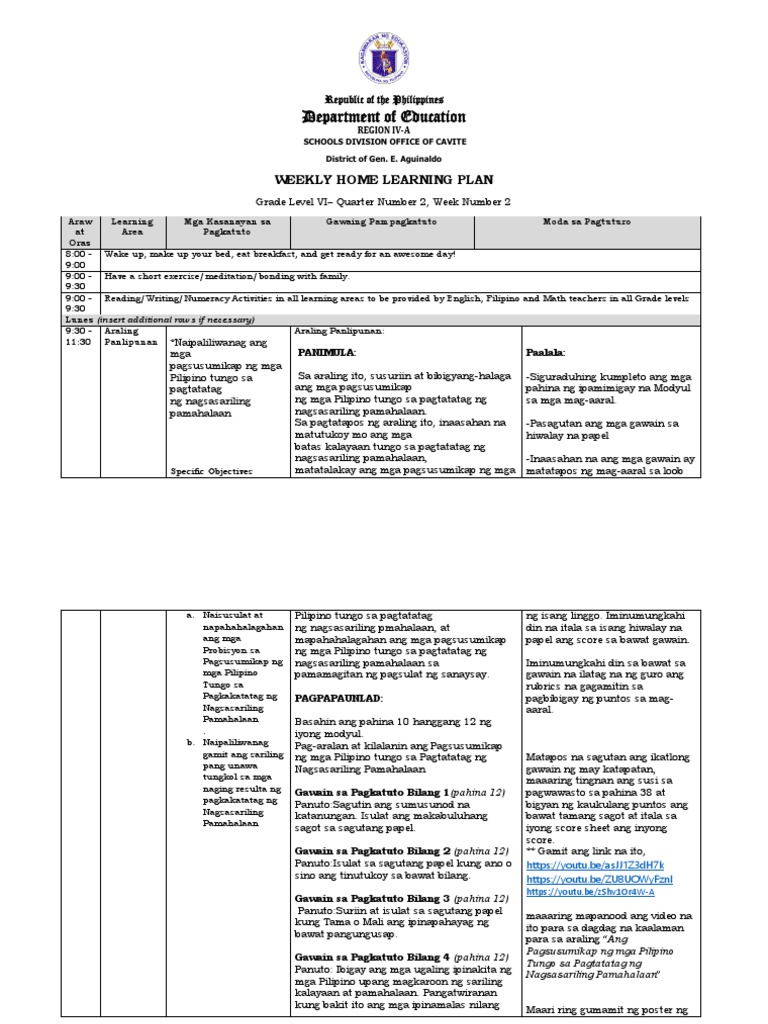 AP6-Q2-WEEK2-WHLP (Edited) | PDF