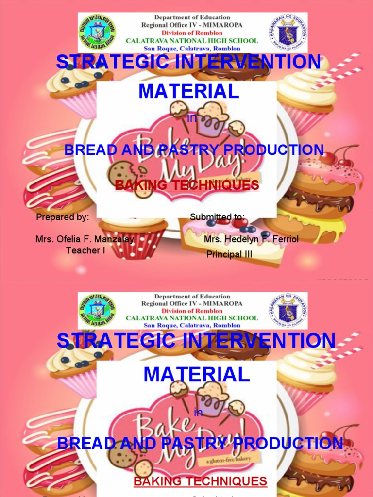 Strategic Intervention Material. Bread and Pastry | PDF | Baking | Cuisine