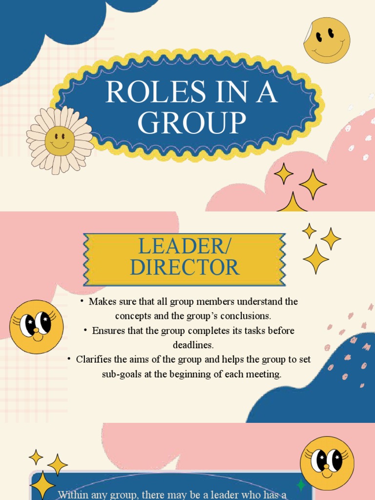 Roles in A Group | PDF