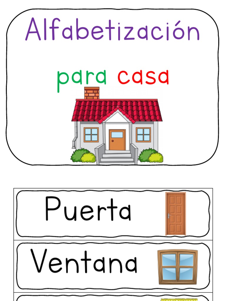 Alfabetización para Casa | PDF
