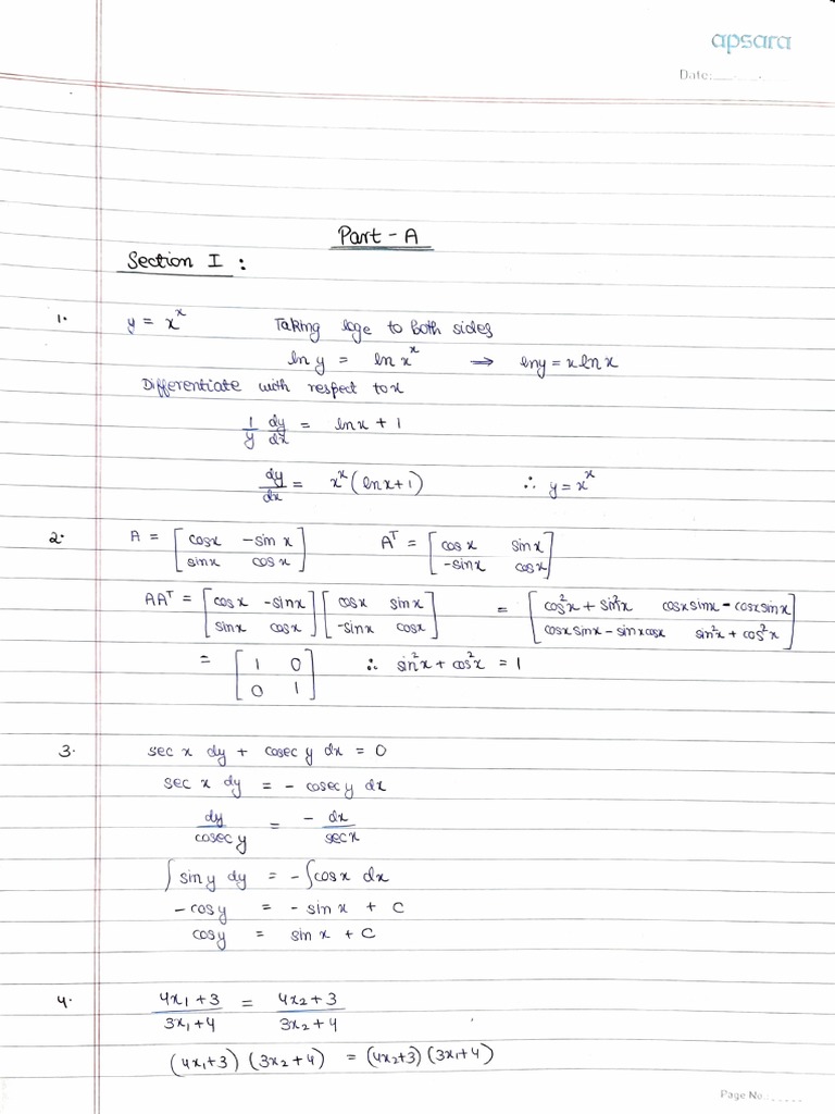 Maths Pre Board | PDF