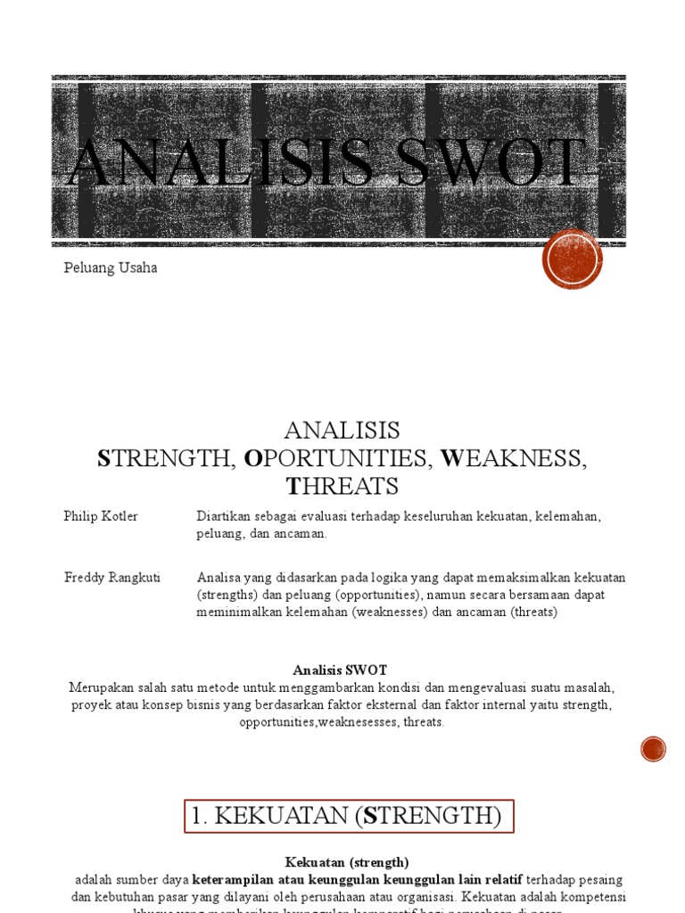 Analisis Swot | PDF